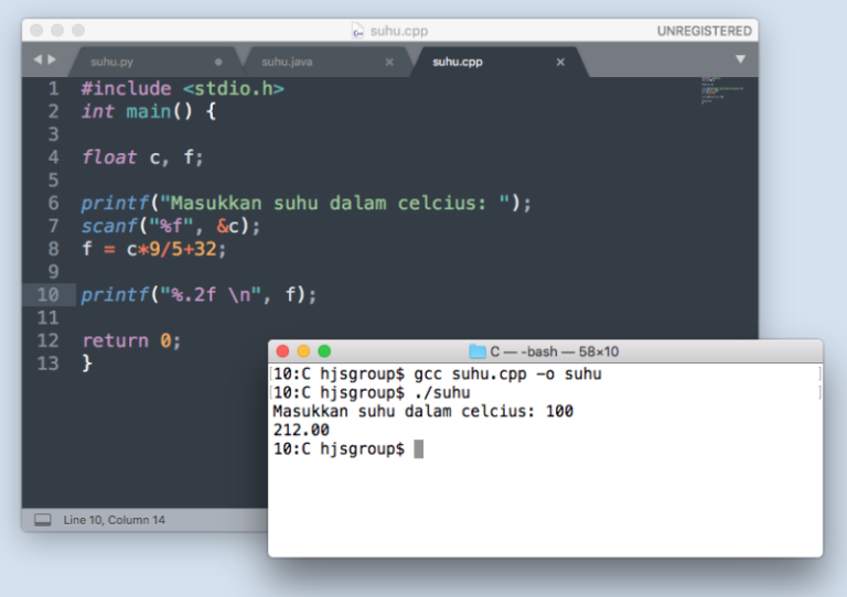 Soal dan Solusi Algoritma: Konversi Suhu Celcius ke Fahrenheit (Python, C/C++, Java) – KODEPY.COM